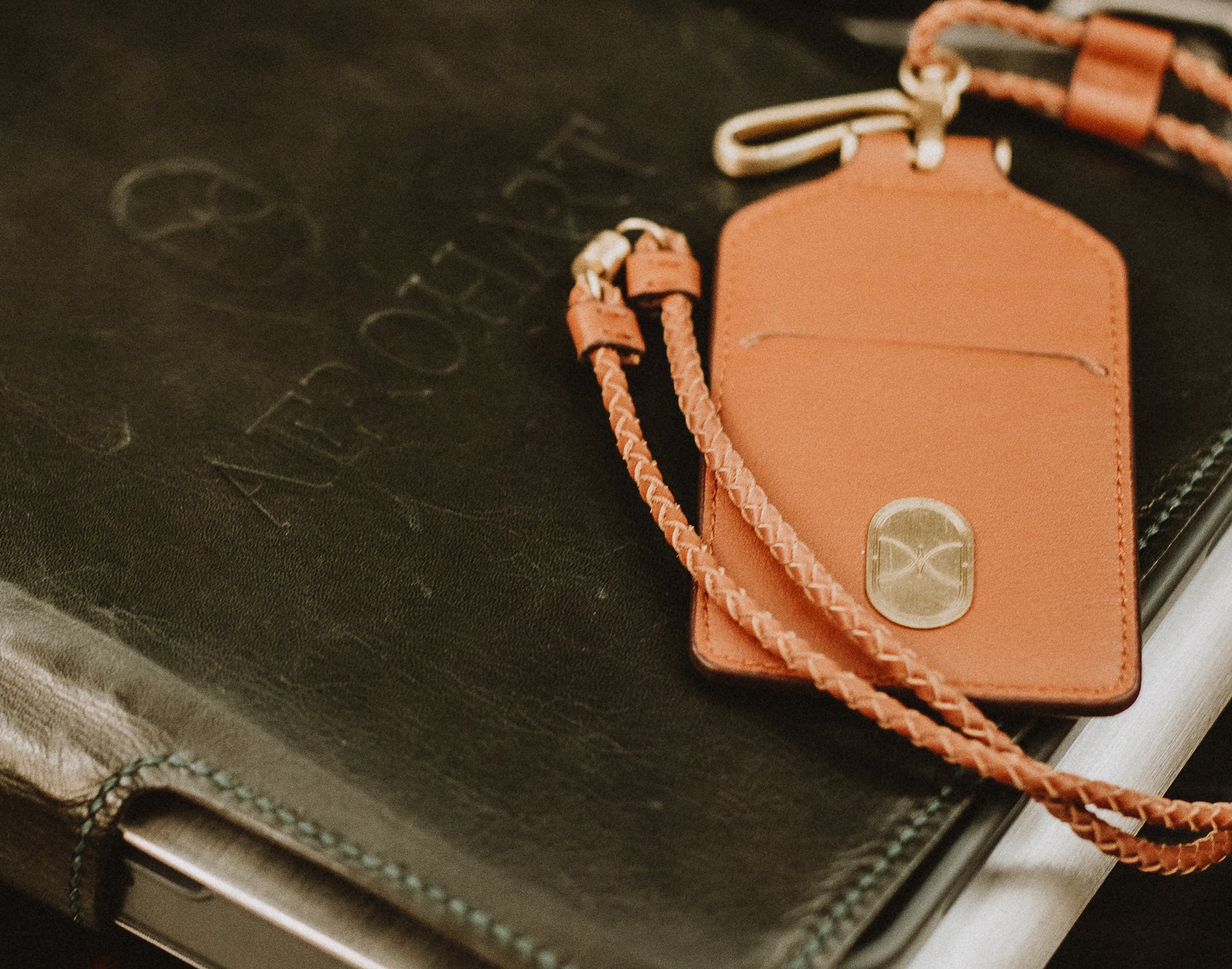 Aerohart Flight Lanyard - Walton | Buy Leather Lanyard Card Holder Online